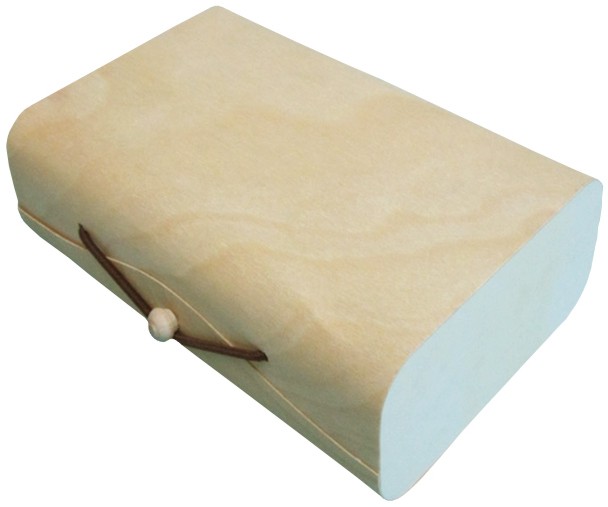 Дървена кутия с мек капак Chenfei - store.bg