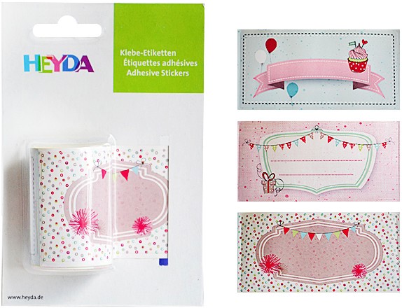 Самозалепващи се етикети Парти Heyda - store.bg