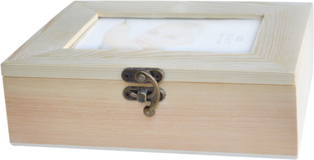 Дървена кутия с рамка Chenfei - store.bg