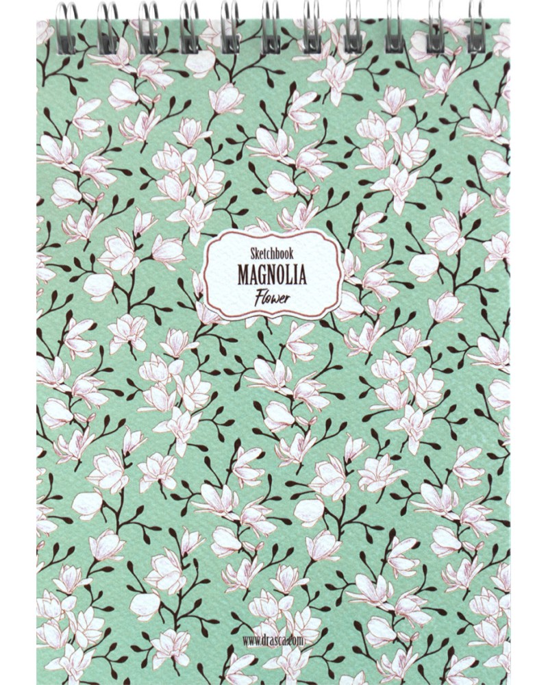 Скицник със спирала Drasca Magnolia Storebg