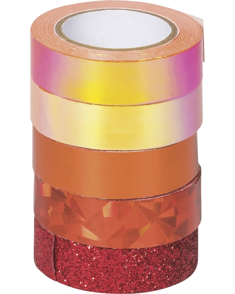 Оранжево декоративно тиксо Heyda - store.bg