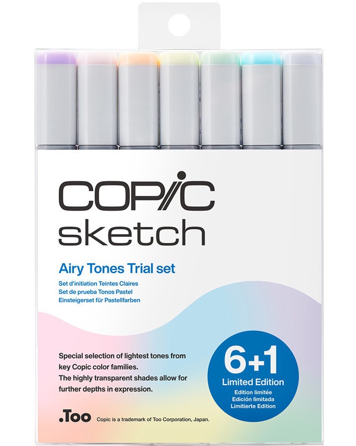 Двувърхи маркери Copic пастелни цветове - store.bg