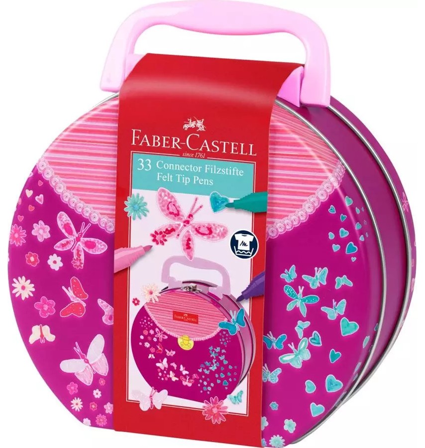 Флумастери Faber Castell Connector в кутия - store.bg