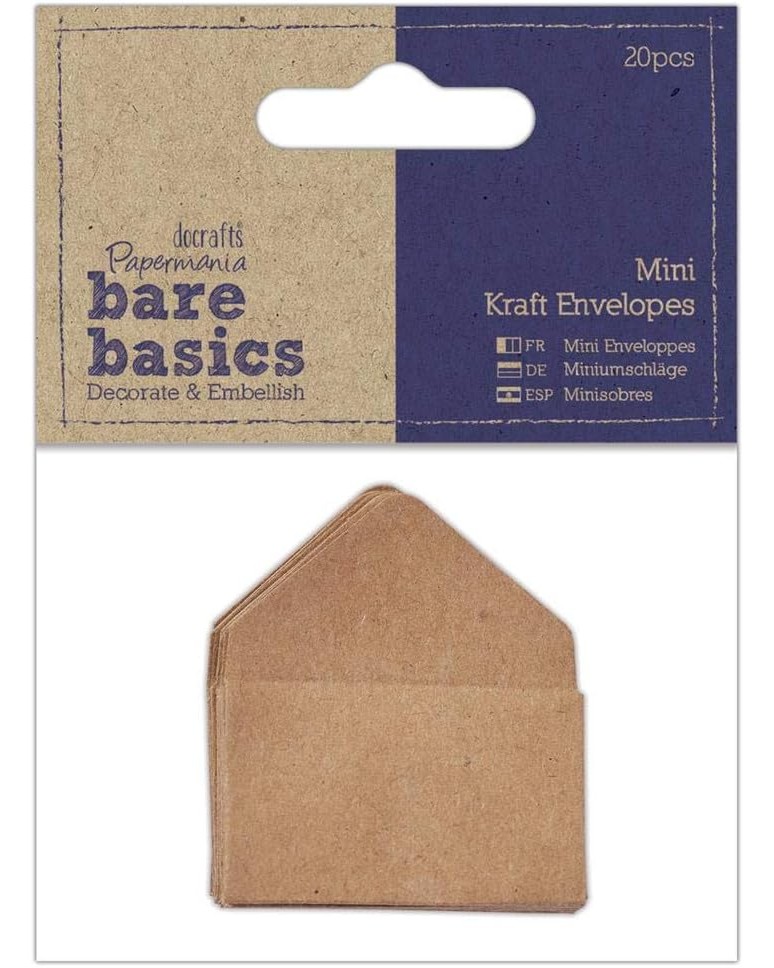 Мини пликовете за писма Bare basics Docrafts - store.bg