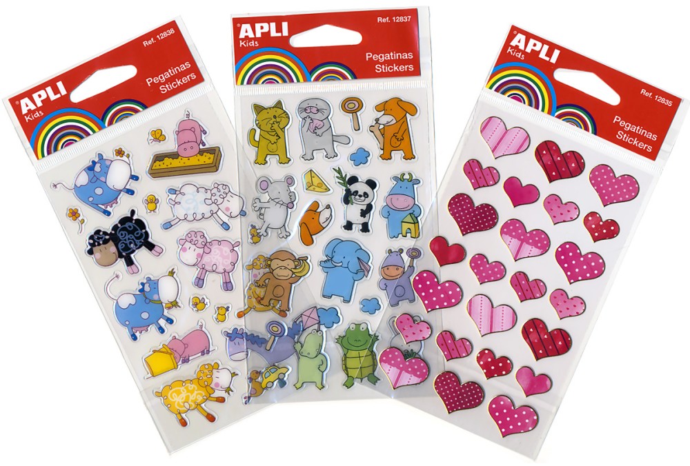 Самозалепващи стикери Apli Kids - store.bg