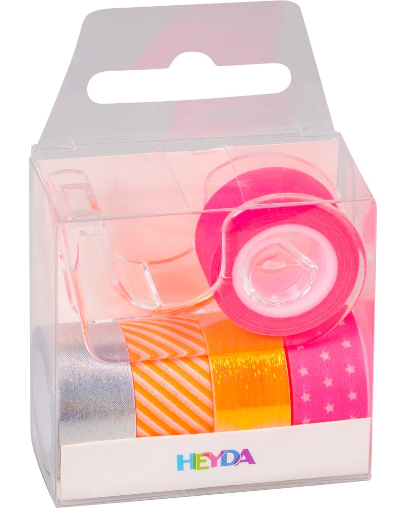 Декоративно washi тиксо неон Heyda - store.bg