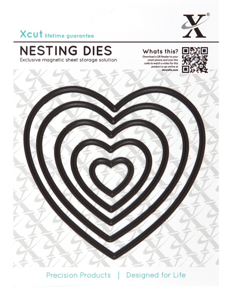 Метален шаблон Сърца Xcut - store.bg