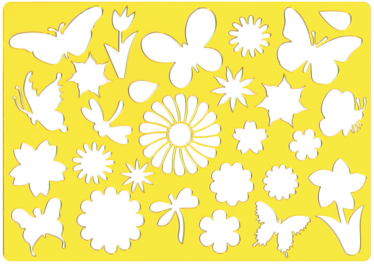 Шаблон Цветя и пеперуди Koh-I-Noor - store.bg