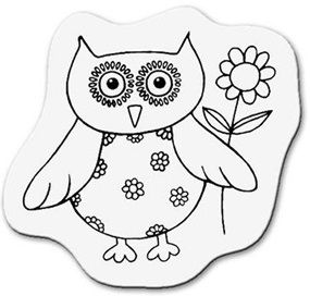 Силиконов печат бухал KPC - store.bg