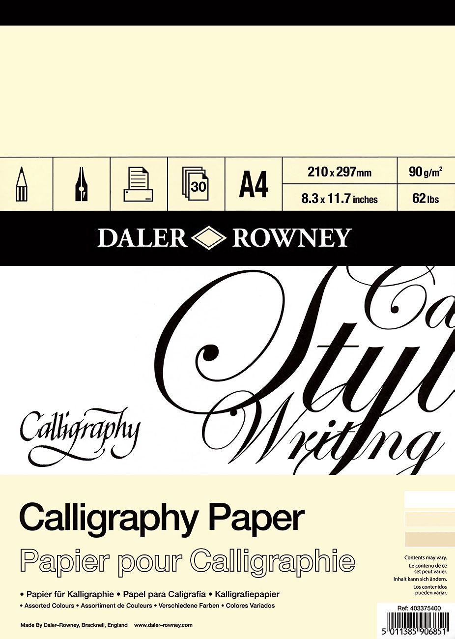 Калиграфски скицник Daler Rowney Calligraphy Paper - store.bg