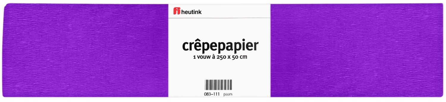 Лилава креп хартия Heutink - store.bg