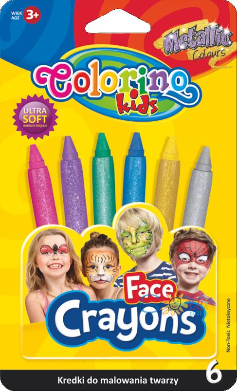 Пастели за рисуване върху лице Colorino kids - store.bg