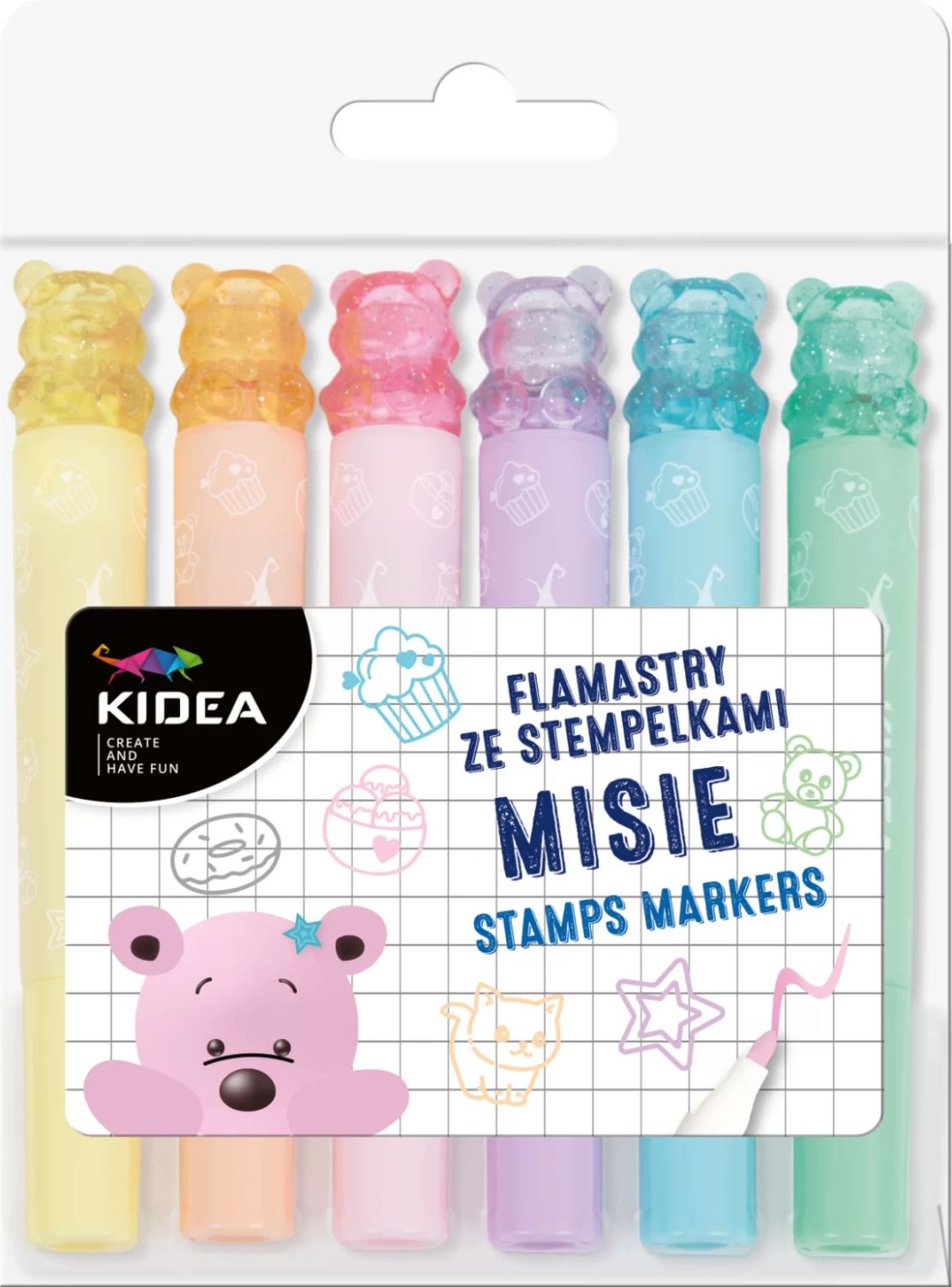 Флумастери с печати Kidea - store.bg