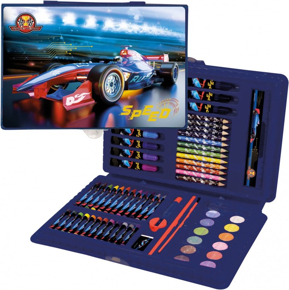 Детски комплект за рисуване Kidea race team - store.bg