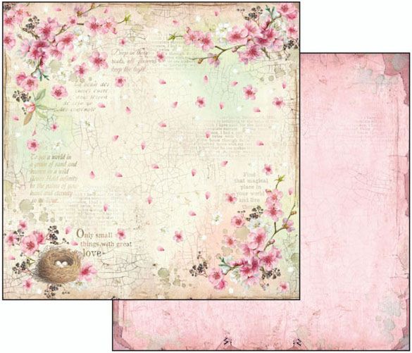 Дизайнерски картон за скрапбукинг Stamperia SBB501 - store.bg