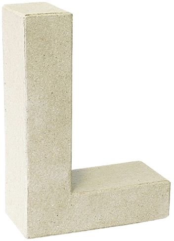 Буква L от папиемаше KPC - store.bg