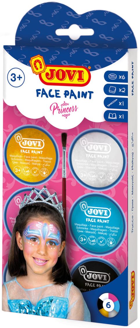 Бои за рисуване върху лице Jovi Princess - store.bg
