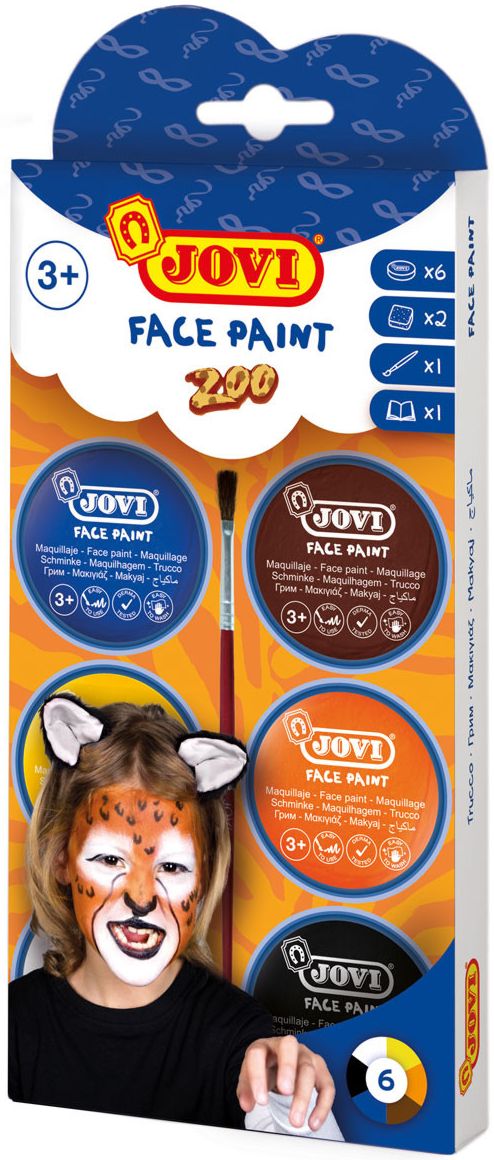 Бои за рисуване върху лице Jovi ZOO - store.bg