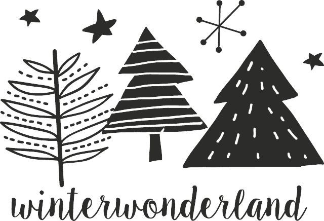 Гумен печат KPC Winter wonderland - store.bg