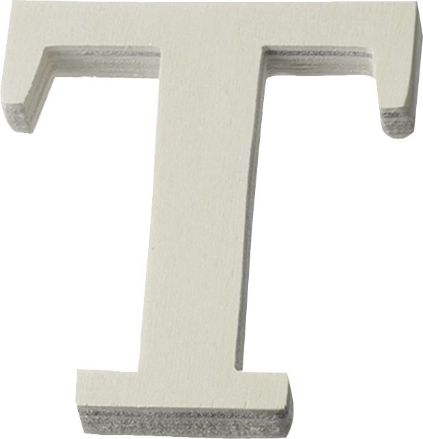 Дървена буква T KPC - store.bg