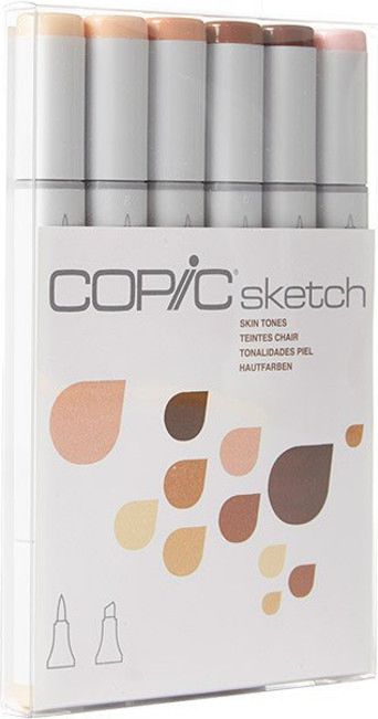 Маркери с двоен връх Copic Skin Tones - store.bg