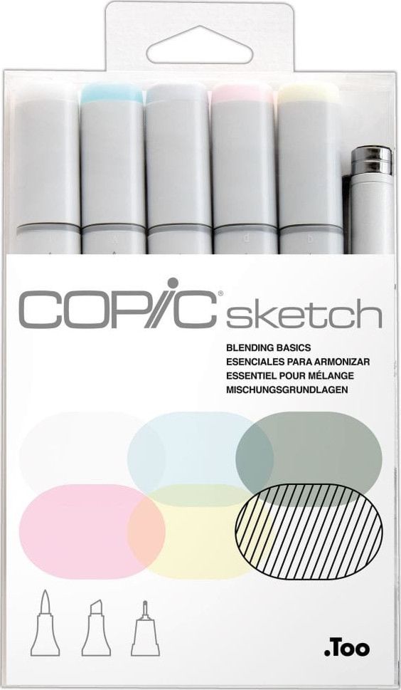 Маркери двоен връх Copic Sketch Blending Basics - store.bg