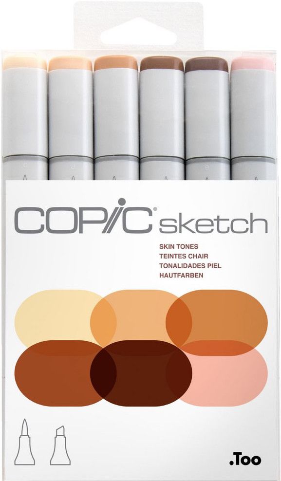 Маркери двоен връх Copic Portrait Skin Tones - store.bg