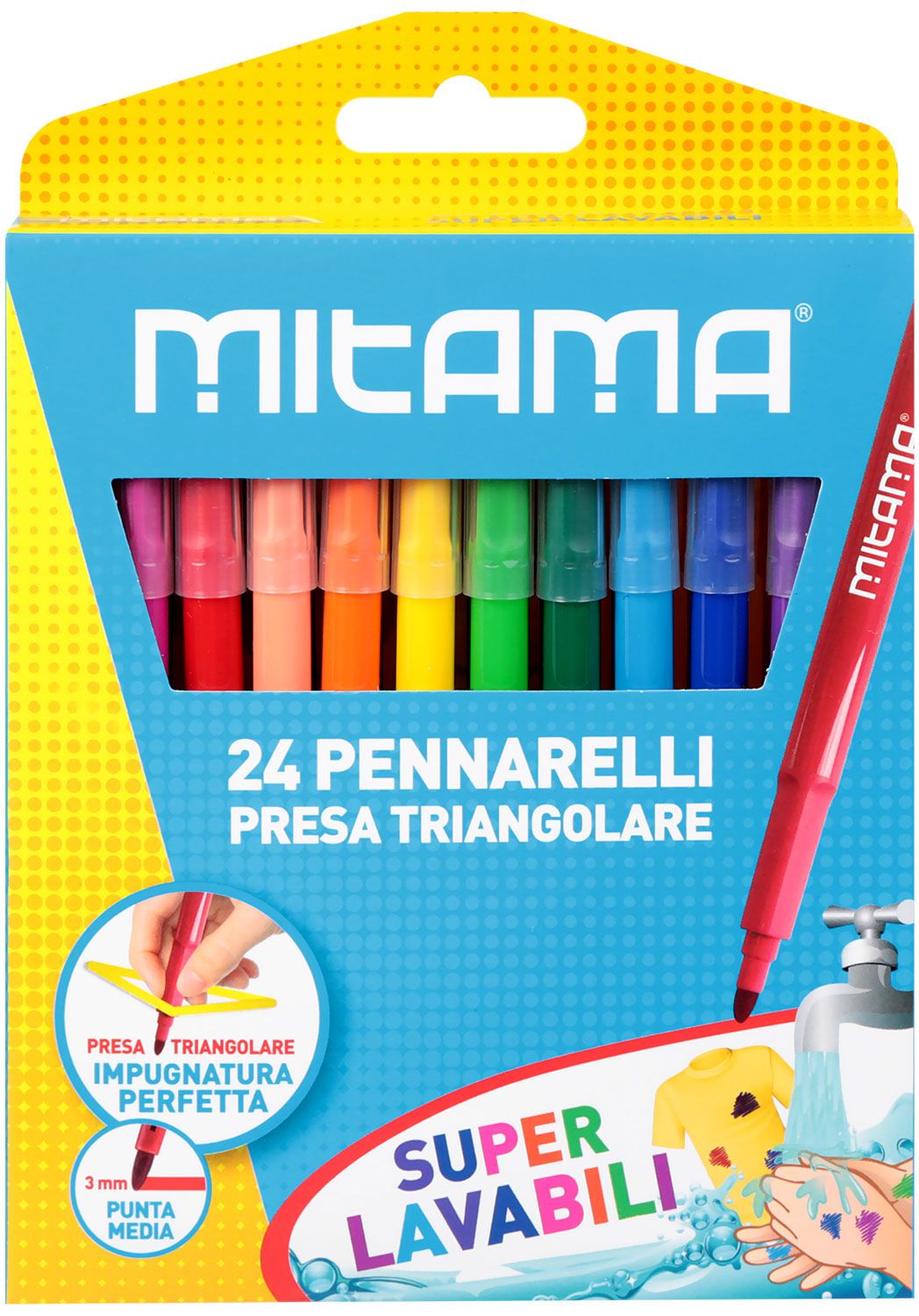 Цветни флумастери Mitama - store.bg