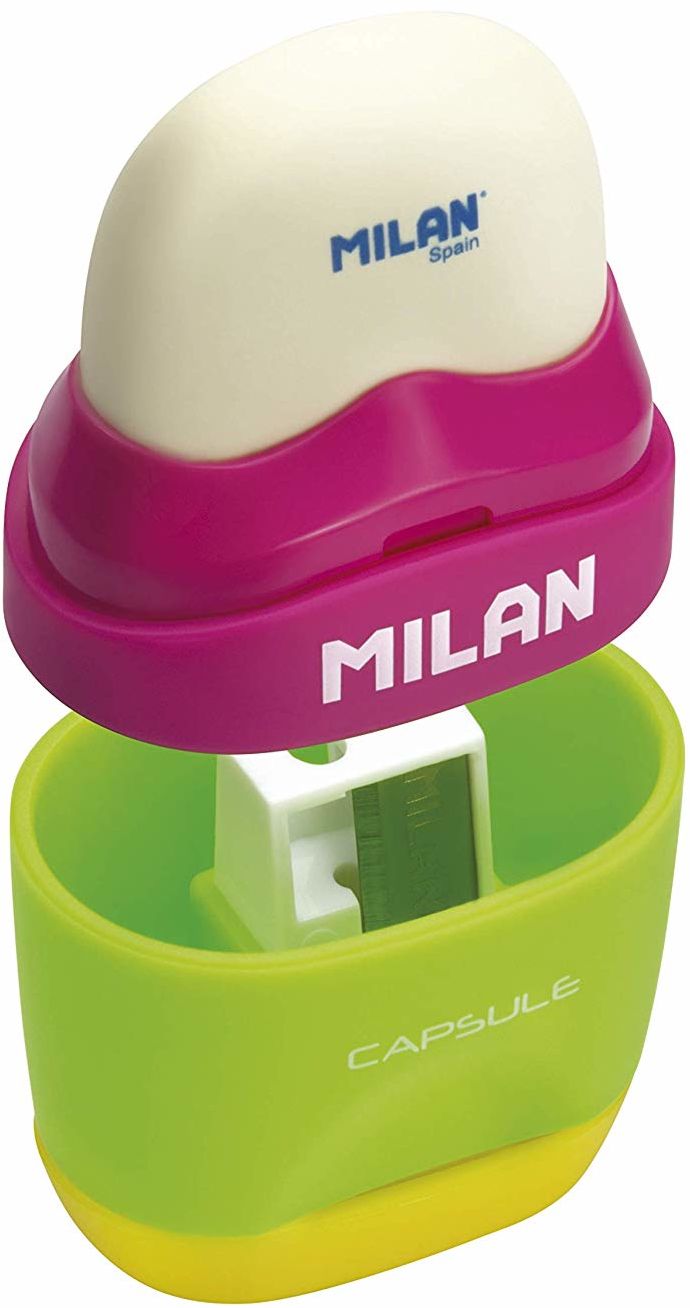 Острилка с контейнер и гума Milan Capsule Mix - store.bg