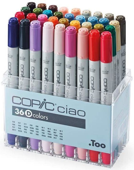 Маркери с двоен връх Copic Set D - store.bg