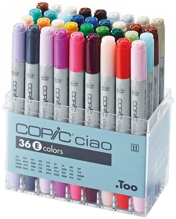 Маркери с двоен връх Copic Set E - store.bg