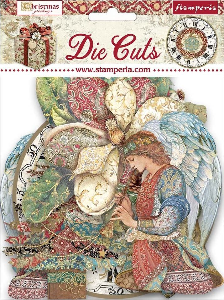 Фигурки от картон за декорация Коледна декорация Stamperia - store.bg