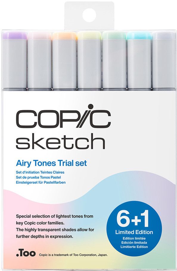 Двувърхи маркери Copic пастелни цветове - store.bg