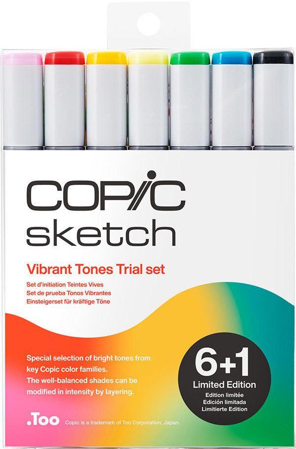 Маркери с двоен връх Copic Vibrant Tones - store.bg