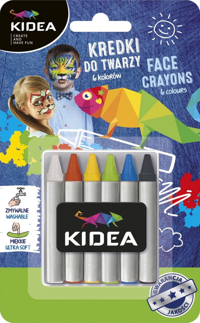 Пастели за рисуване върху лице Kidea - store.bg