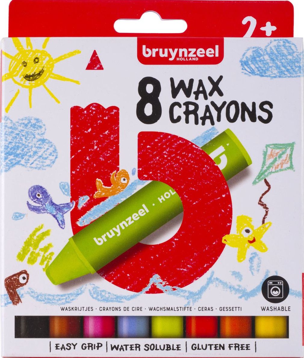 Детски восъчни пастели Bruynzeel - store.bg