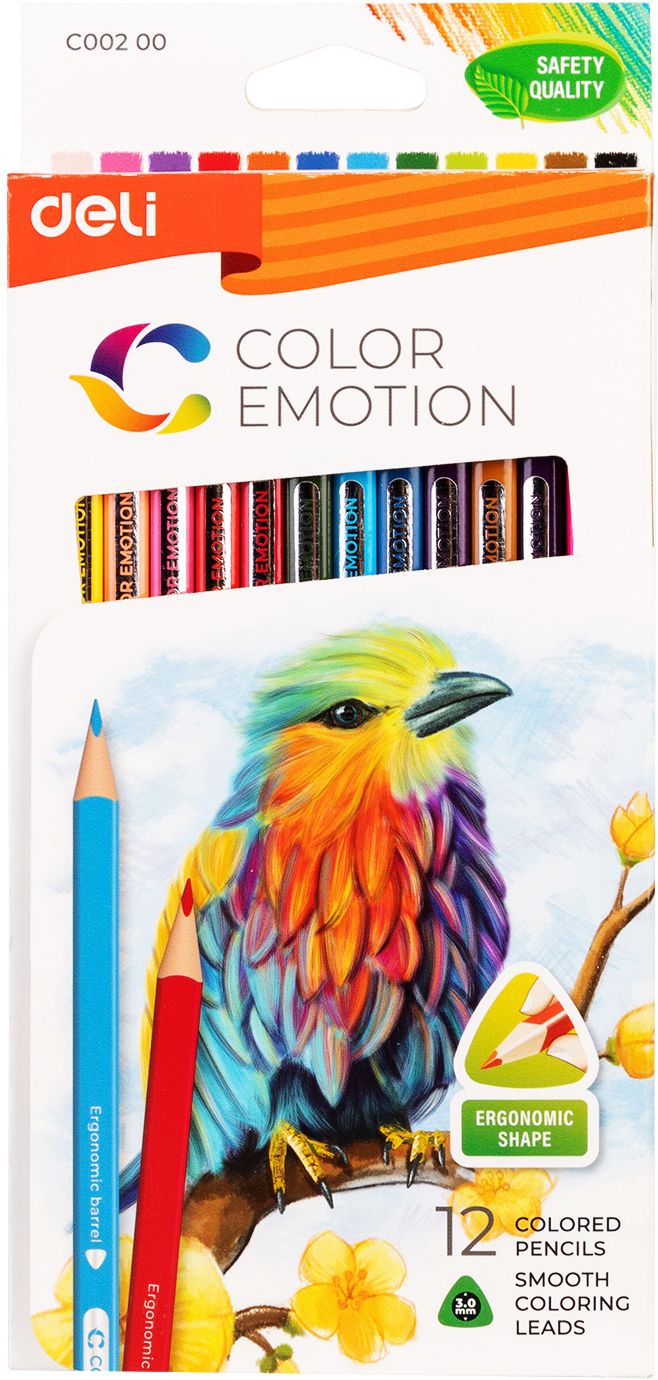 Цветни моливи Color emotion Deli - store.bg