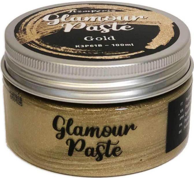 Блестяща структурна паста Stamperia Glamour Paste - store.bg