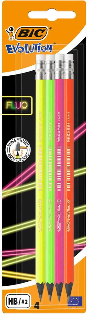 Моливи BIC Fluo Evolution - store.bg