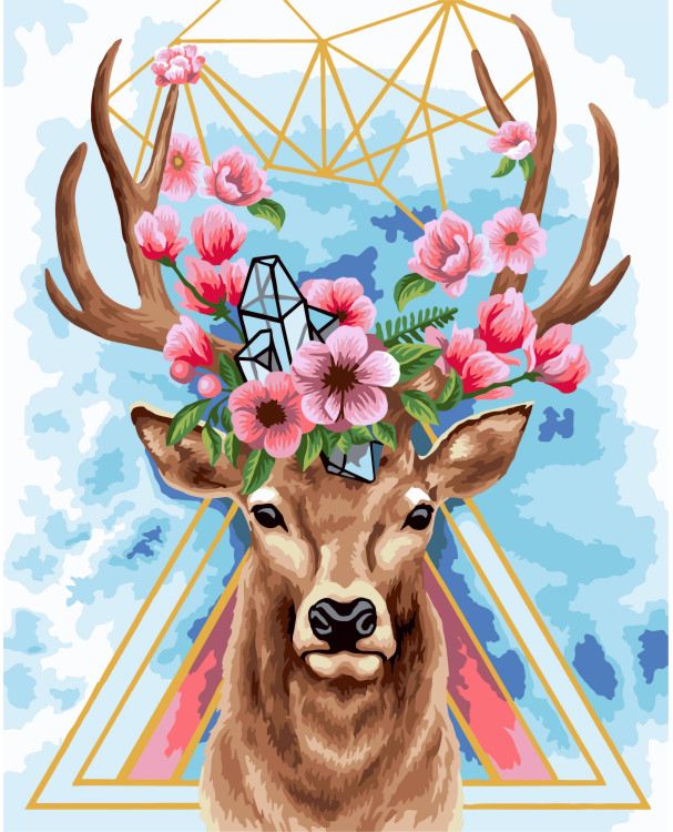 Картина по номера Gradientti Natural Geometry - store.bg