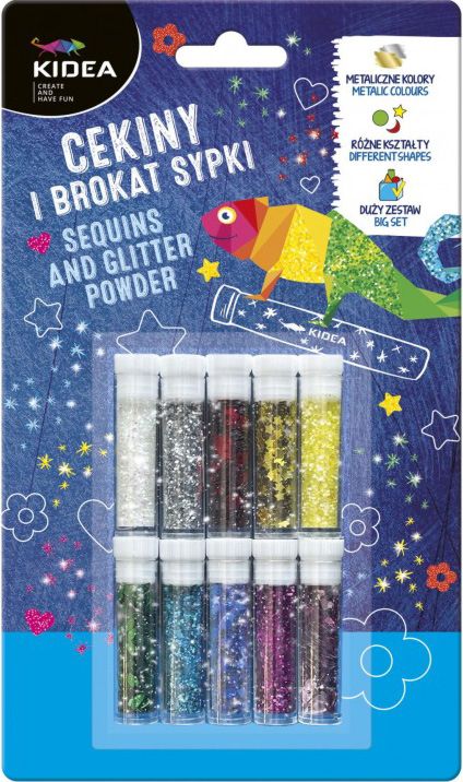 Брокати и пайети за декорация Kidea - store.bg