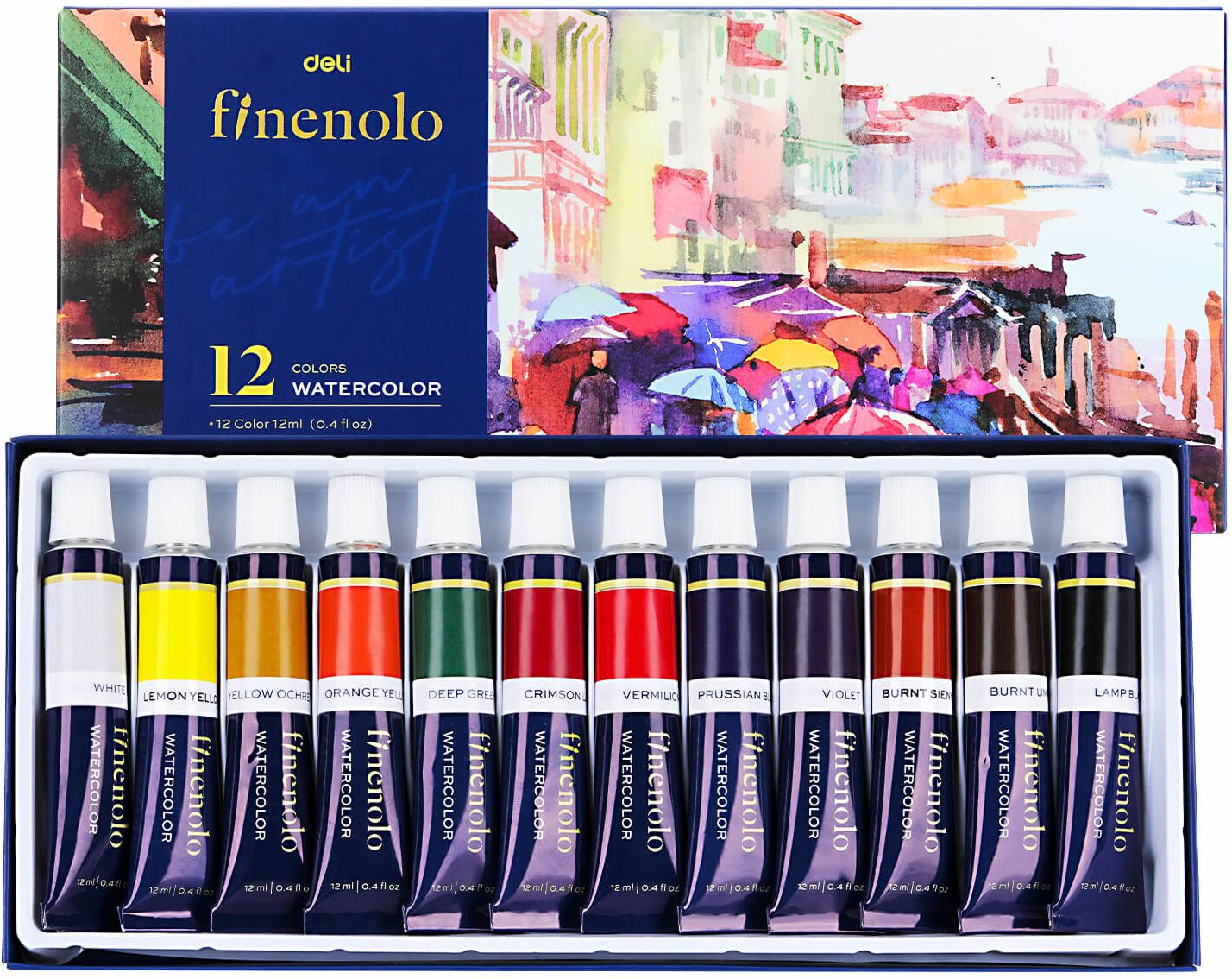 Акварелни бои Deli Finenolo - store.bg
