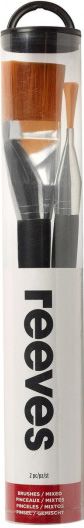 Плоски четки със синтетичен косъм 2 броя Reeves - store.bg