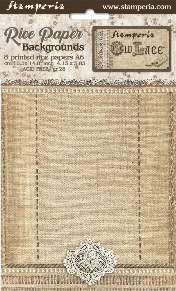 Дизайнерски хартии за декупаж A6 Old lace Stamperia - store.bg