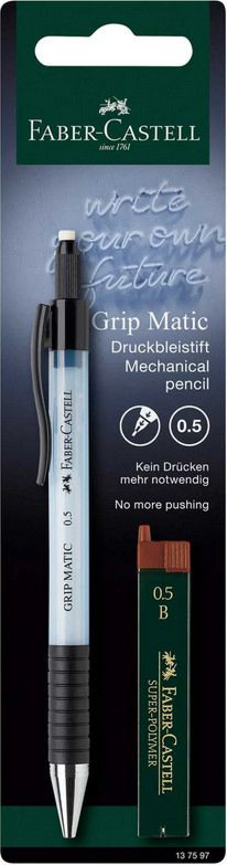 Автоматичен молив с гума Faber-Castell Grip Matic 1375 0.5 mm - store.bg