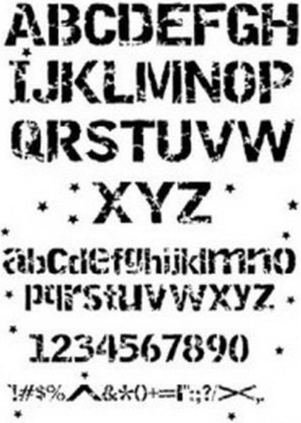 Шаблон Букви и цифри CADENCE MA-62 - store.bg