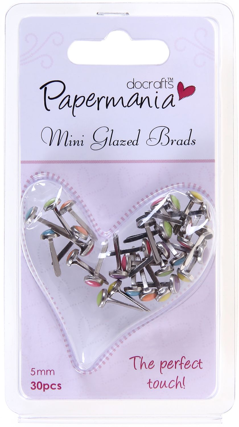 Мини гланцирани щифтове Papermania - store.bg