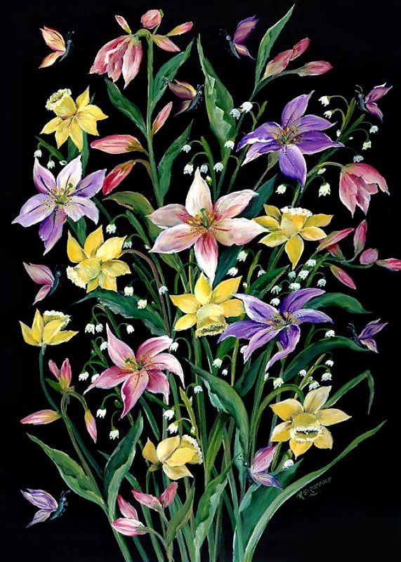 Хартия за декупаж Лилиуми Raelene Stratfold Finmark - store.bg