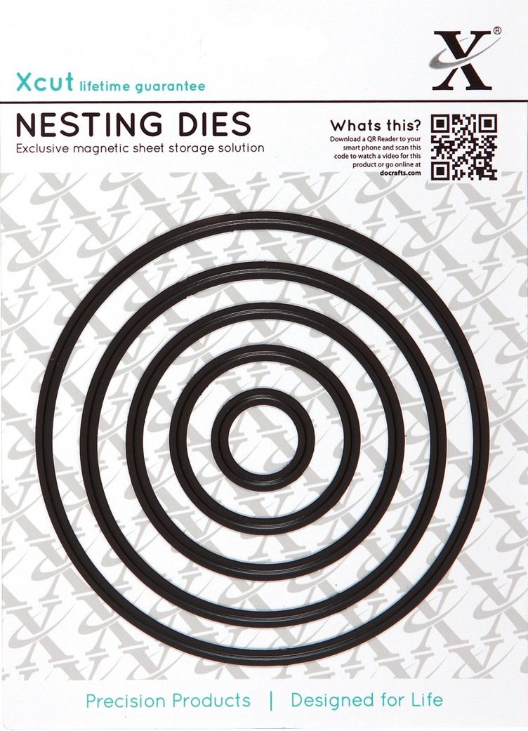 Метален шаблон за изрязване Xcut Окръжности - store.bg