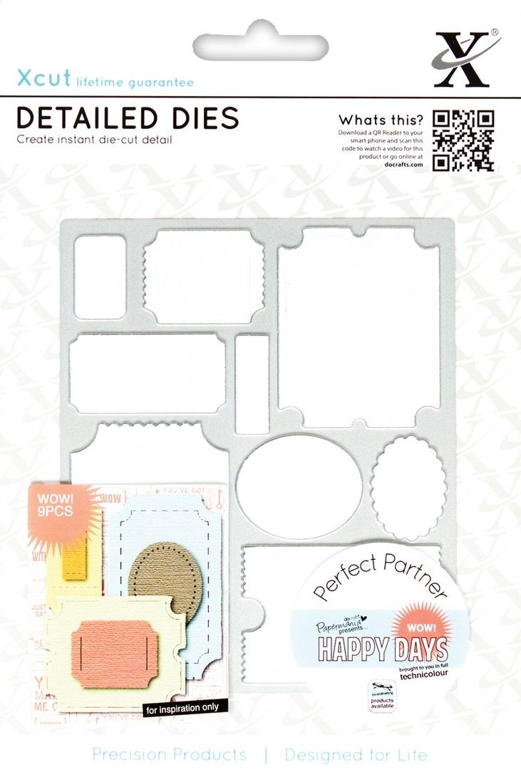 Шаблон за изрязване Билети Xcut - store.bg